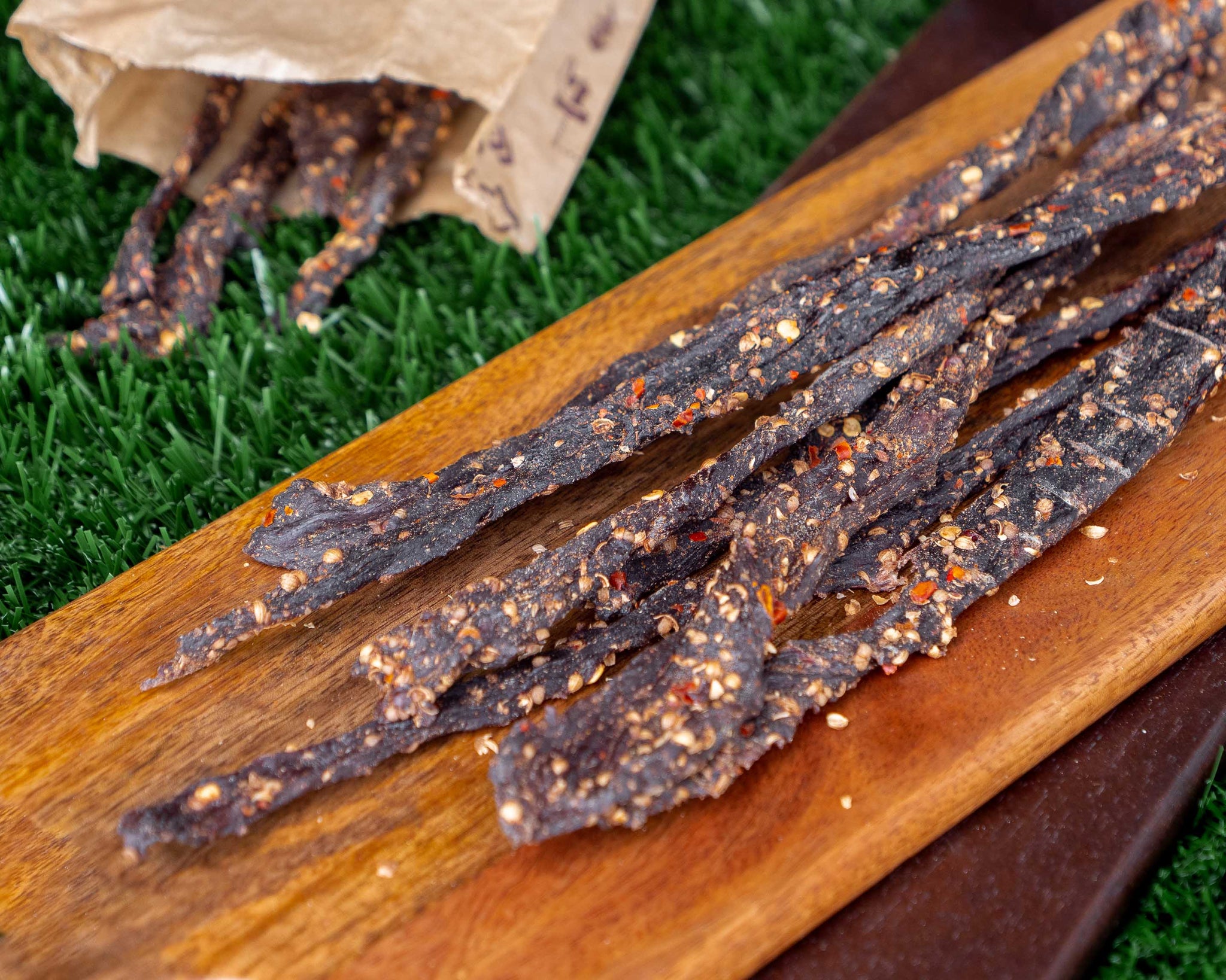 Biltong Snapsticks ("Stokkies") - Garlic & Chilli Flavour– Biltong.com.au
